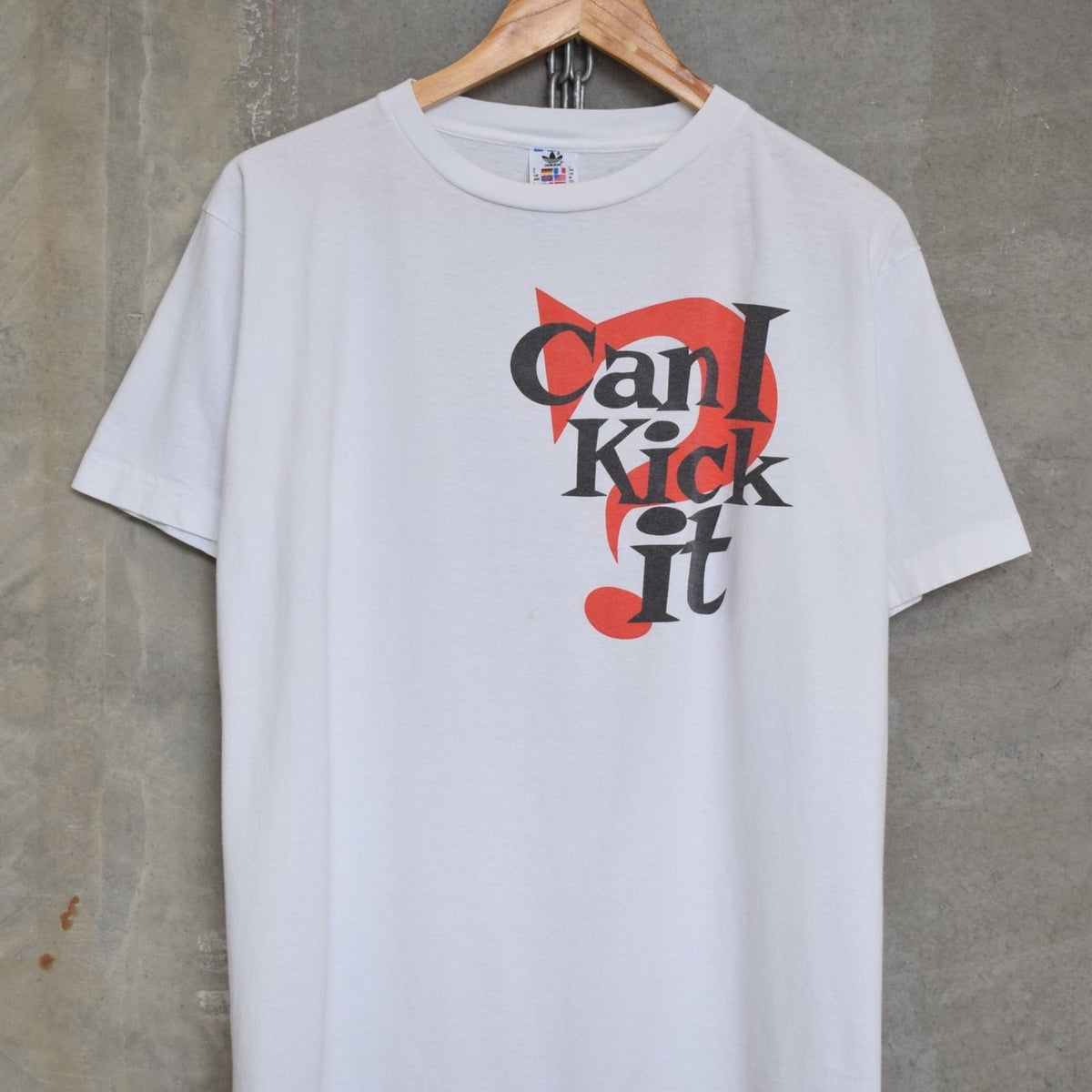 Adidas Soccer 'Can I Kick It?' Tee — 1990s (M) – Retrospective Store