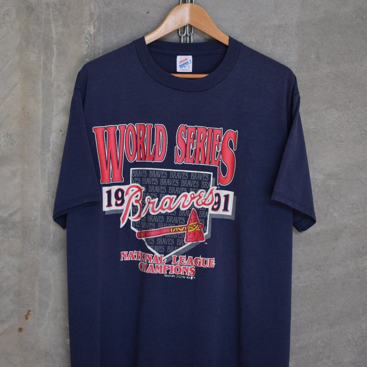 MLB Atlanta Braves World Series Champions Tee — 1991 (L ...