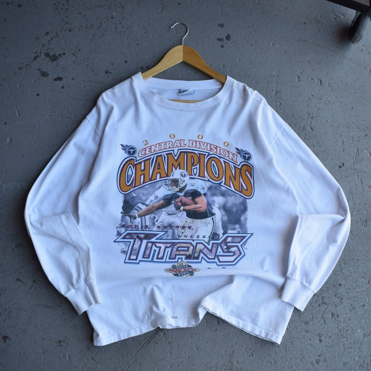 Vintage 2000 NFL Tennessee Titans Long Sleeve Tee (L) – Retrospective Store