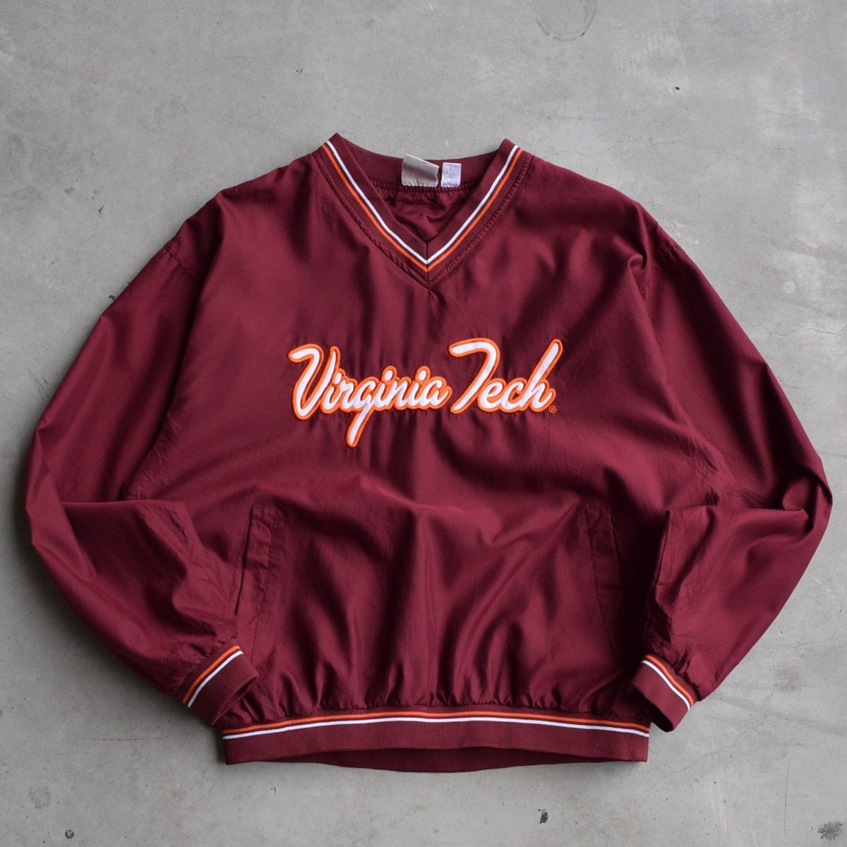 Virginia Tech University Embroidered Pullover Jacket — 2000s (L ...